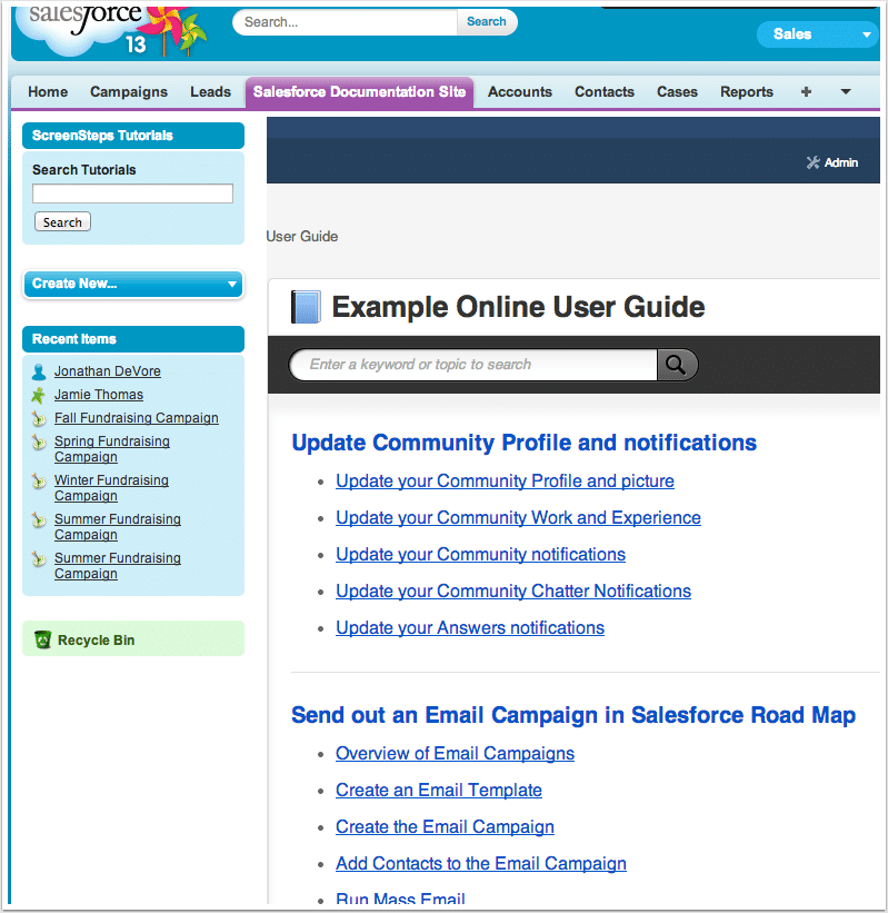 7 Steps To Creating Your Own Salesforce Documentation Site