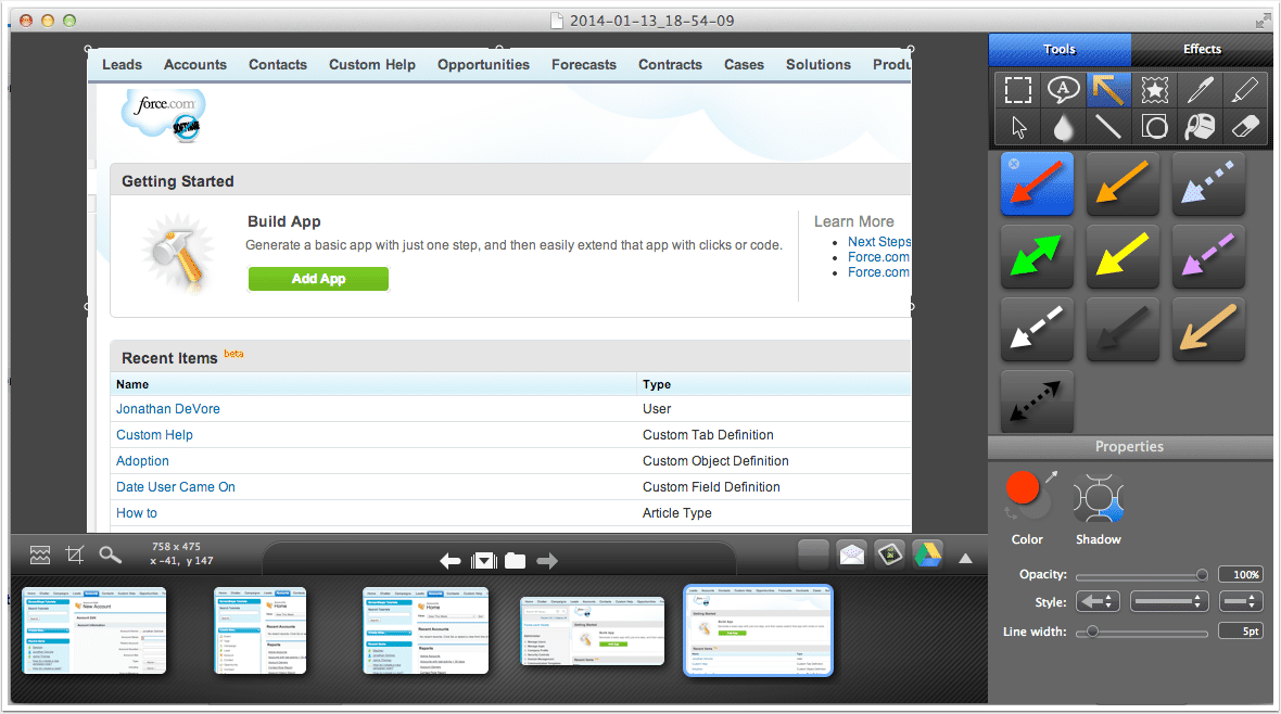 Using Snagit to Create Salesforce Documentation